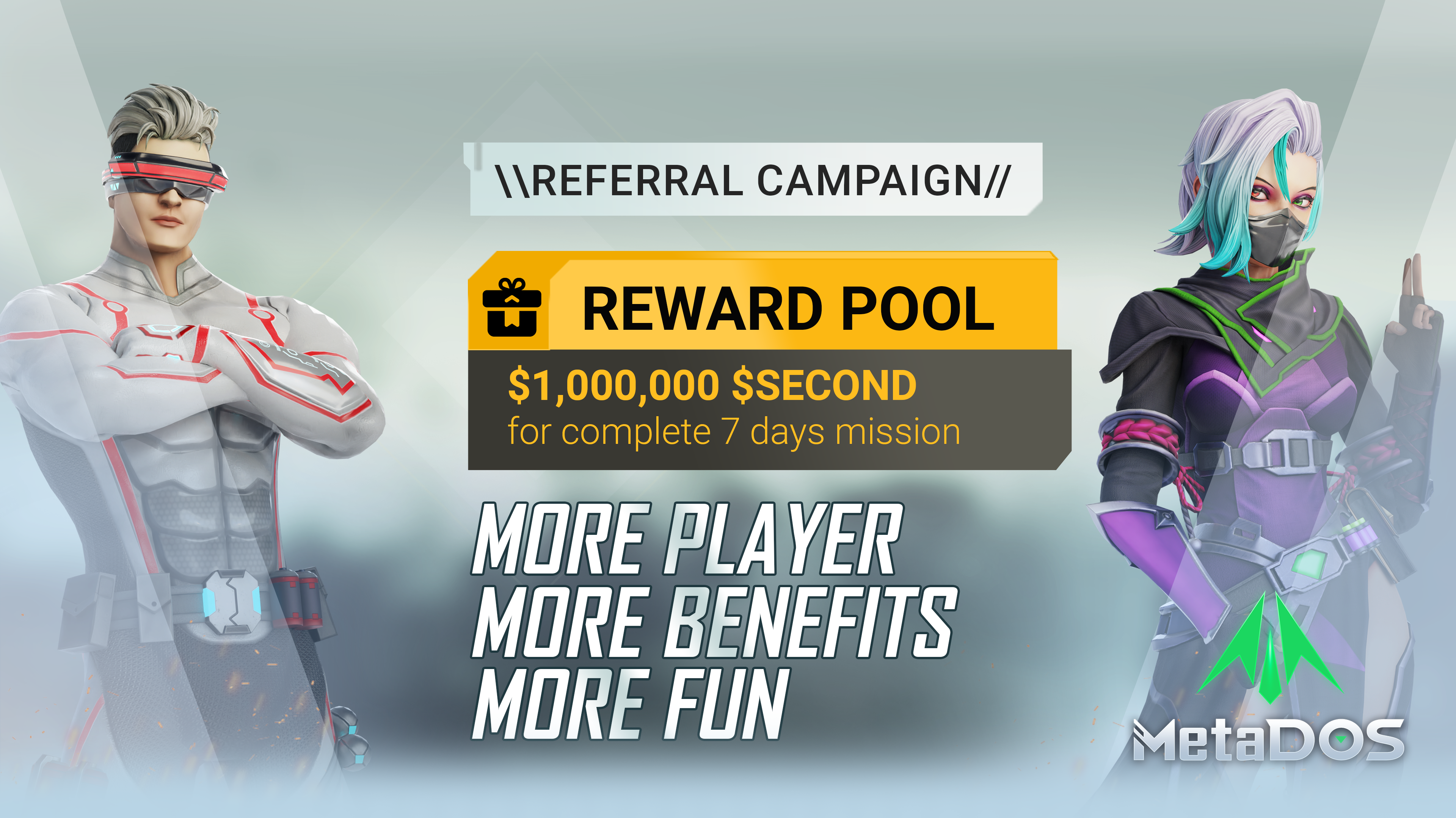 Join the Referral! Game Metaverse Battle Royale | MetaDOS